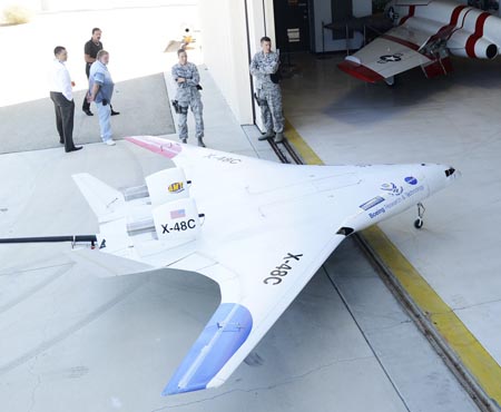 X-48C on Display at Edwards Museum | Air & Space Forces Magazine